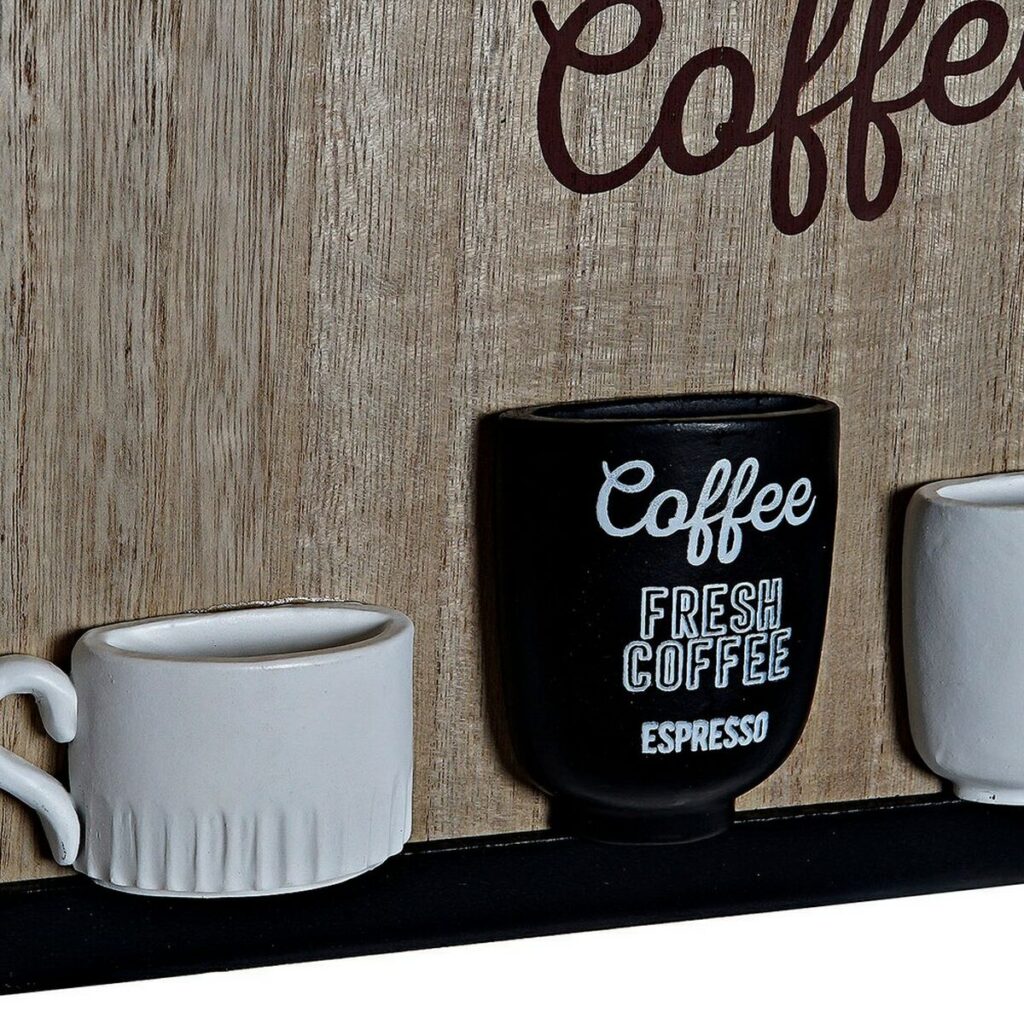 Bengaleiro de parede 8424001775712 41 x 3 x 41 cm Madeira Resina ...