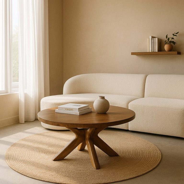 Mesa de centro Madeira Mango Room 100 x 100 x 46 cm